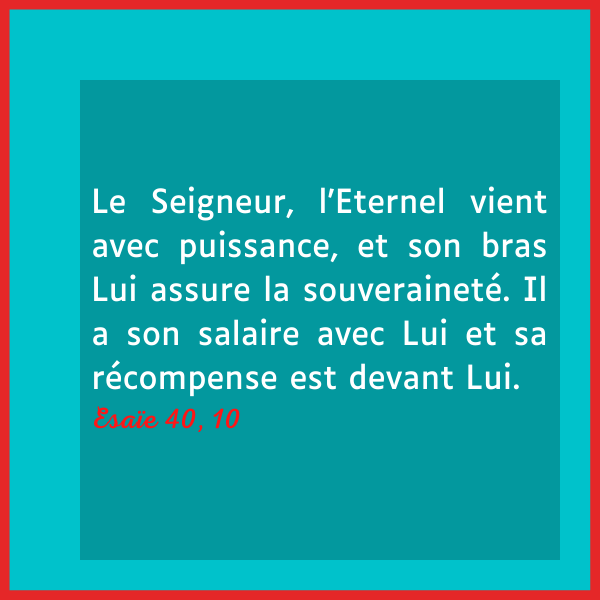 La récompense | www.la-Bible.info